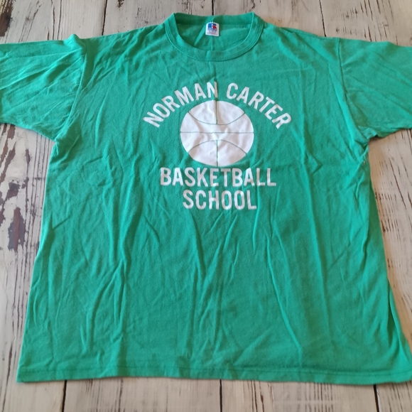 Russell Athletic | Shirts | Vintage Norman Carter Basketball School Tee ...